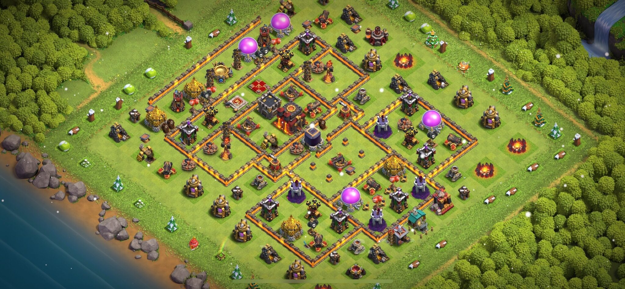 TH10 Defense Bases - Best Town Hall 10 Defense Bases with Links for ...